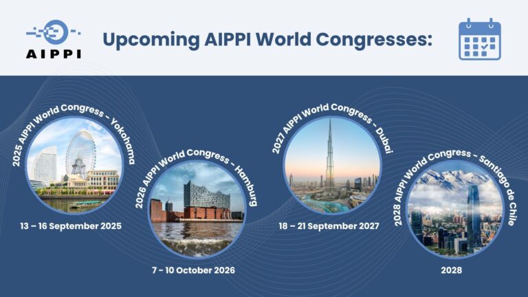 Save the Date for the Upcoming AIPPI World Congresses